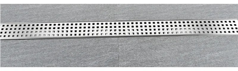 BPS-koupelny Sprchový odtokový žlab DL01 QUBE G3 HYD-2641 50 cm, satén
