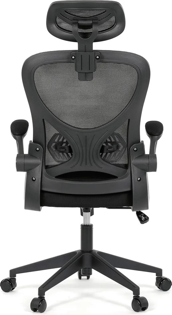 Ergonomická kancelářská židle ALEXANDRE - černá síťovina