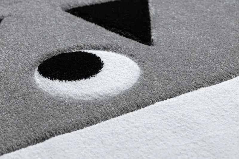 Dywany Łuszczów, Dětský kusový koberec Petit Lion grey, 140x190, šedá, dětský pokoj