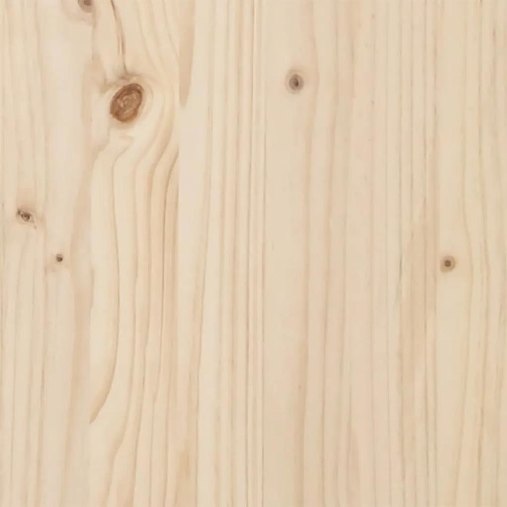 Zahradní podnožka 120 x 80 cm masivní borové dřevo