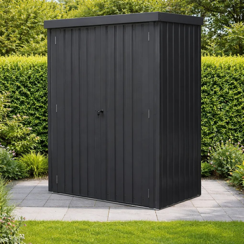 Zahradní domek BestBerg ZS-25A  / 1,1 m² / 81 × 140 × 180 cm / antracit