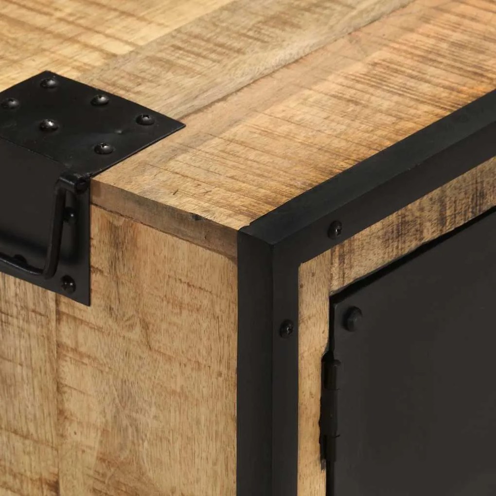 TV stolek 110 x 31 x 46 cm hrubé mangovníkové dřevo 328284