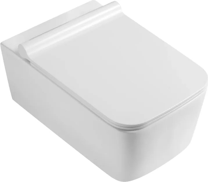 UPTrend Závěsný WC komplet bez příruby ACCORD TR2122D včetně Soft-Close sedátka, bílá lesk