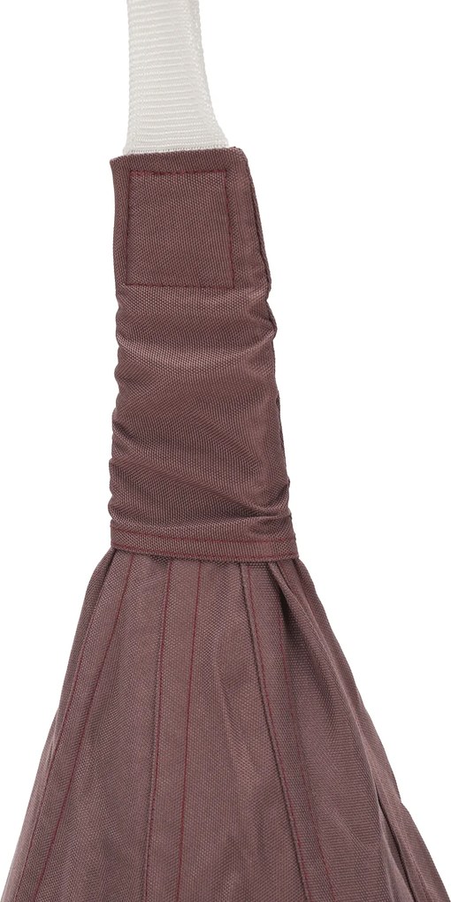 Závěsné houpací křeslo, šedohnědá TAUPE, KLORIN NEW TYP 2 BIG SIZE CACOON HAMMOCK