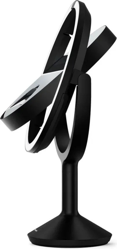 Kosmetické zrcadlo s osvětlením/zvětšovací (zvětšení 5x/zvětšení 10x) ø 25 cm Trio Max – simplehuman