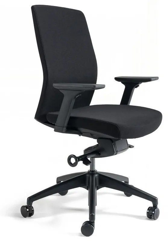 Office Pro Kancelářská ergonomická židle BESTUHL J2 BP — více barev, bez podhlavníku Černá 201