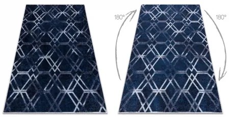 MIRO 51805.802 mycí kobereček Geometrická, laťková mříž protiskluz velikost 140x190 cm | krásné koberce cz