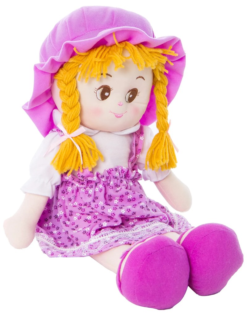Doris Mluvící panenka Zuzanka 50 cm fialová