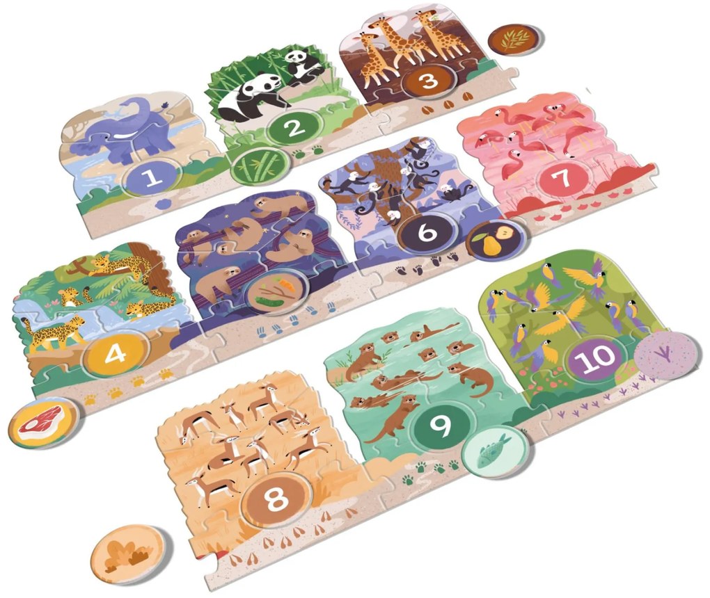 KukiKuk Véééliké puzzle loto Výlet do ZOO