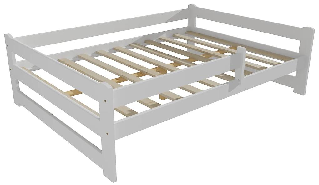 Vomaks Dětská postel DP 019 XL se zábranou Rozměr: 140 x 200 cm, Barva: barva růžová
