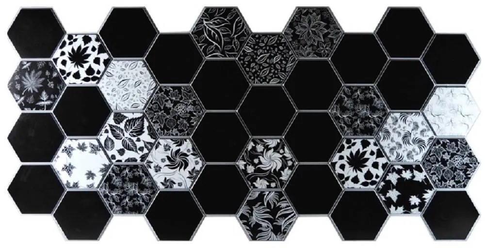 TP10018765 PVC obkladové 3D panely GRACE Hexagon Herbarium