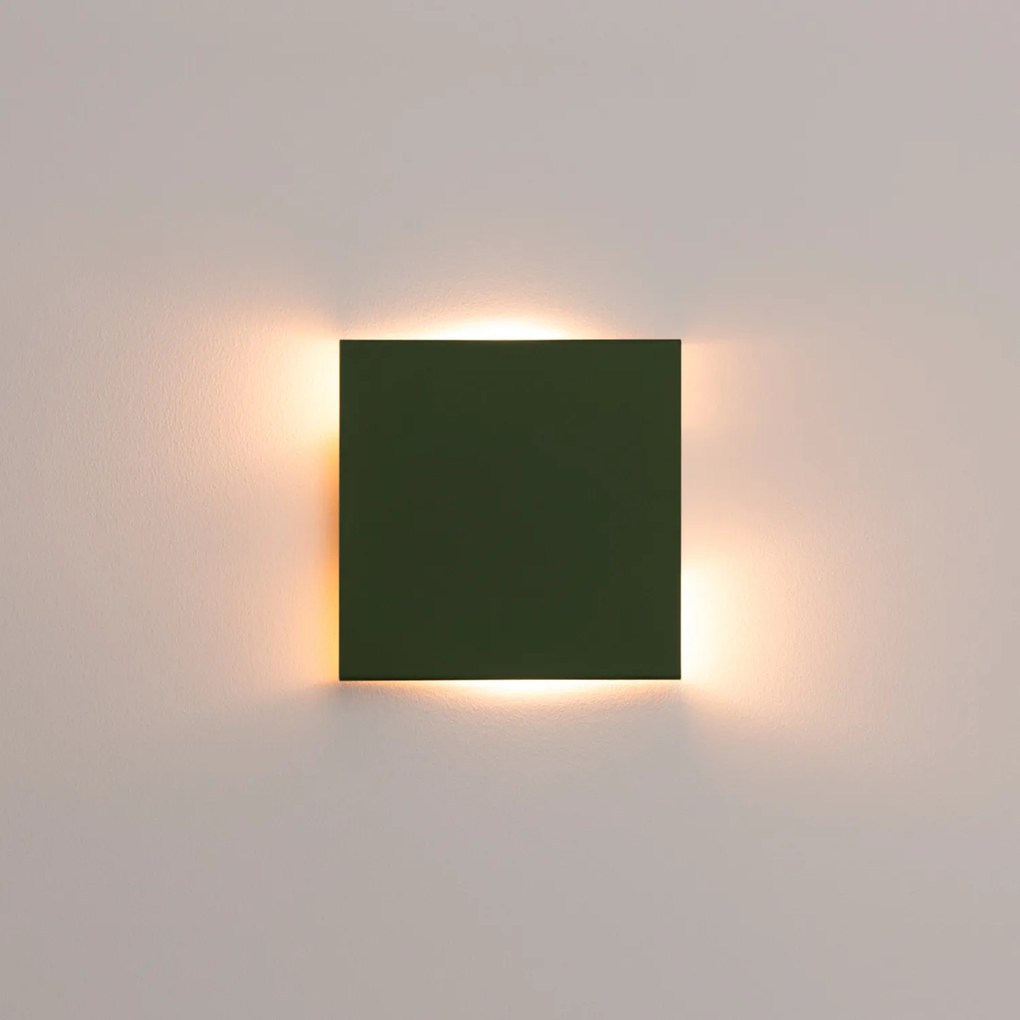 Sollux Lighting Nástěnné svítidlo VANTA olivově zelené