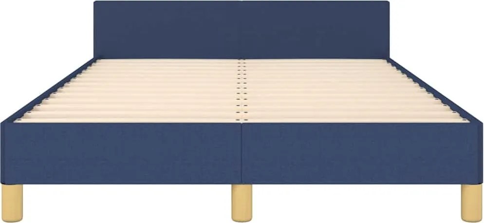 Rám postele bez matrací modrá 120x190 cm textil 3270547