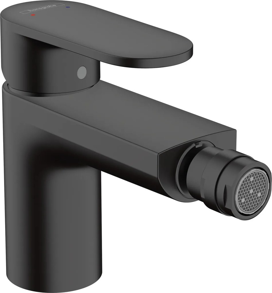 Hansgrohe Vernis Blend, bidetová baterie stojánková s odtokovou garniturou, černá matná, HAN-71210670