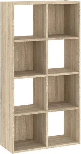 Regál Sinde 2x4, dub sonoma