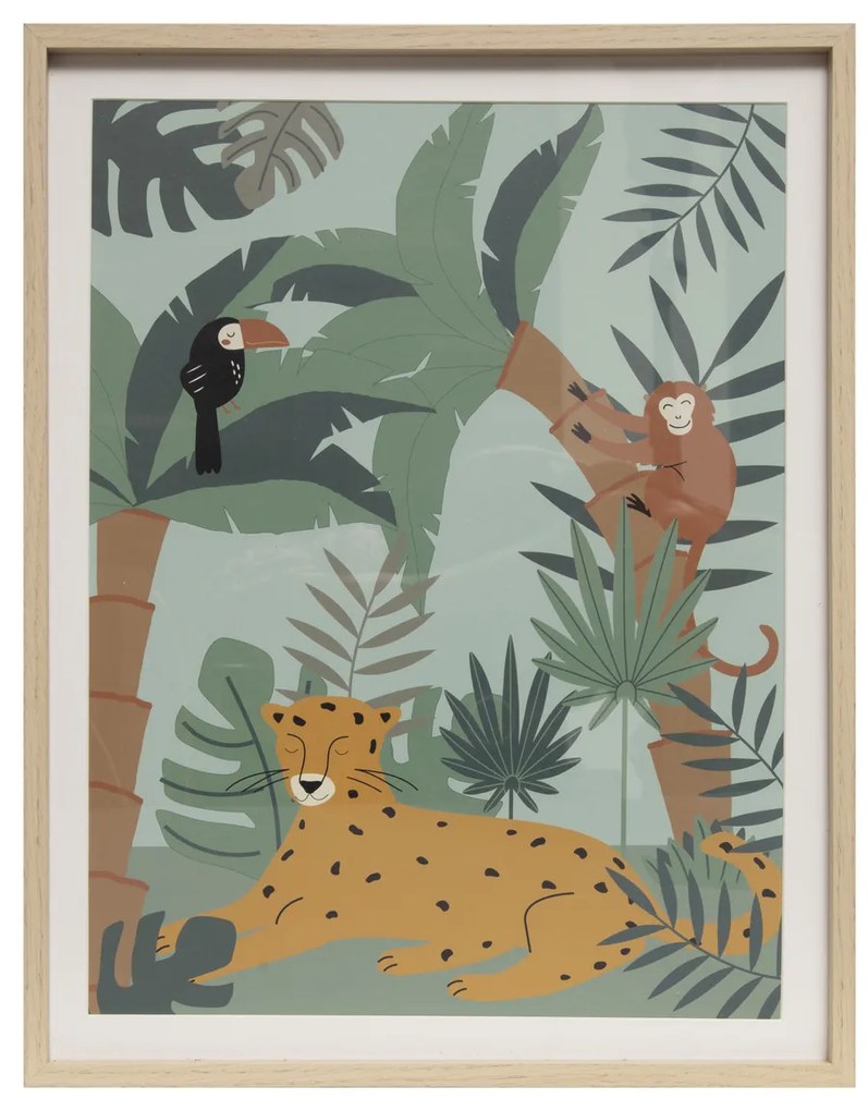 Atmosphera for Kids Dekorativní obraz Jungle 40 x 50 cm