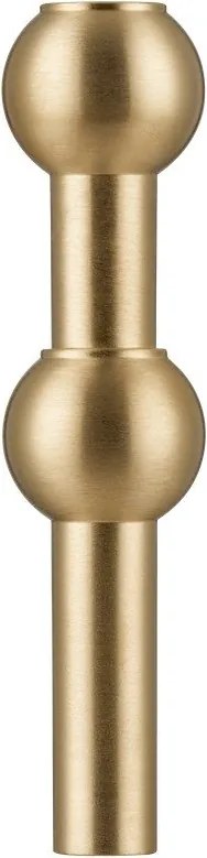 Kovová váza v mosazné barvě (výška 10 cm) Nagel – STOFF Nagel