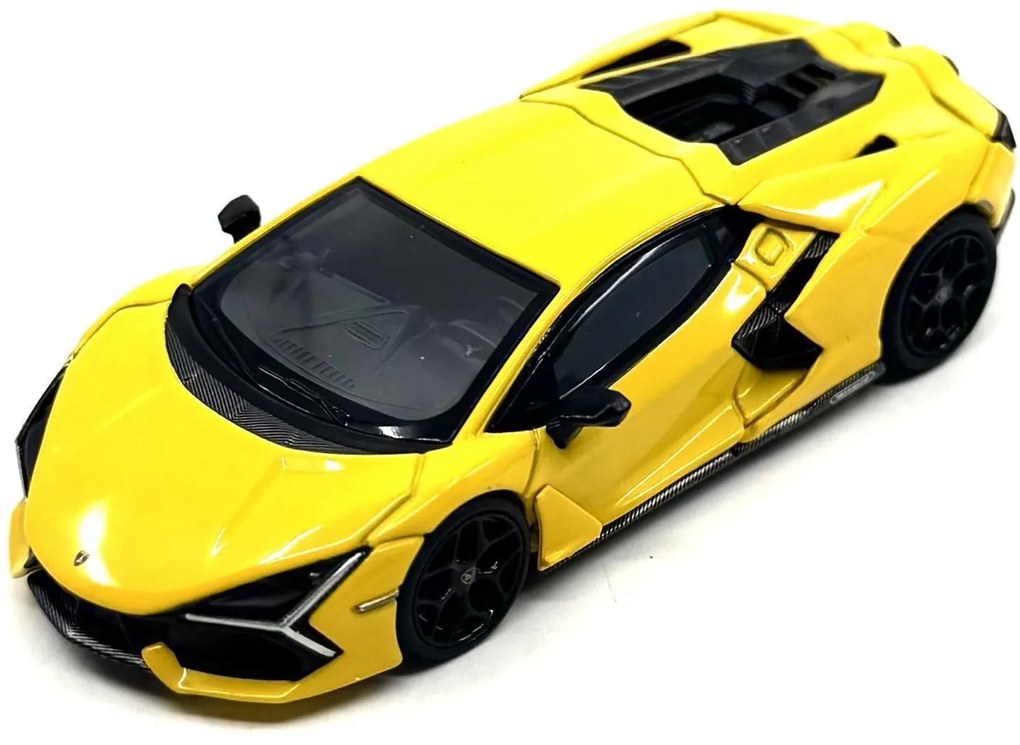 Mini gt lamborghini revuelto giallo 2024, 1:64