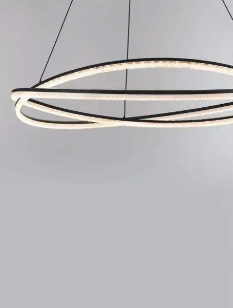 Designový lustr Ophelia černá
