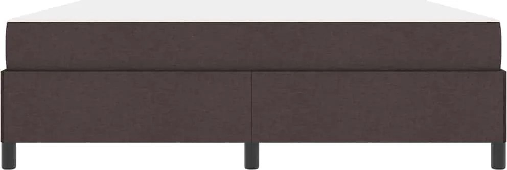 Postel s boxspringem Tmavě hnědá 180 x 200 cm textil 3398881