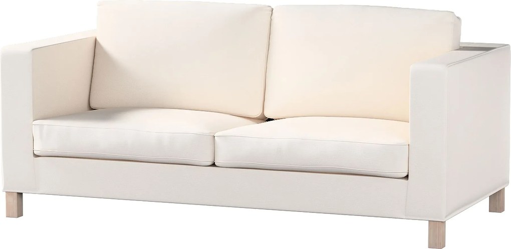 Potah na pohovku IKEA  Karlanda rozkládací, krátký barva béžová látka pletený vzor
