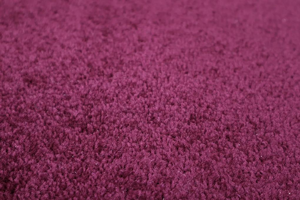Vopi koberce Kusový koberec Eton fialový 48 kruh - 160x160 (průměr) kruh cm