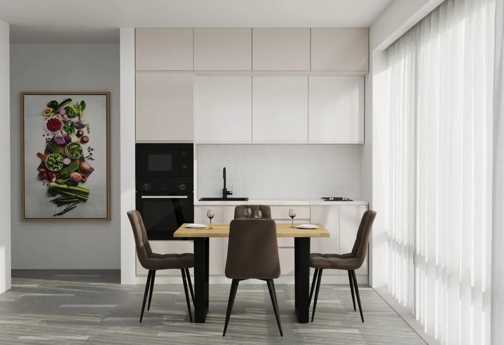 Sada 2.4 béžový lesk / mléčný lesk Interno Glaňec Luxe
