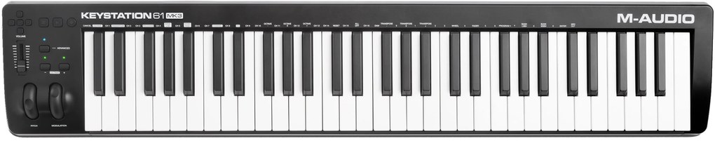 Midi klávesy m-audio keystation 61 mk3