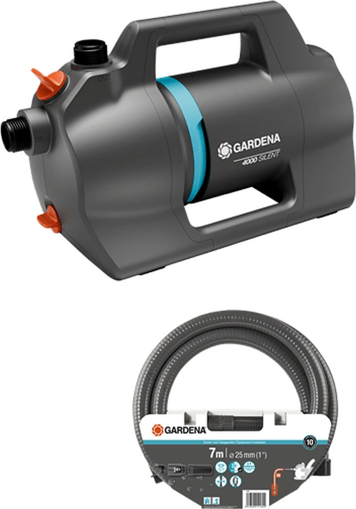GARDENA Silent 4100 Zahradní čerpadlo, sada se sací hadicí 9052-20