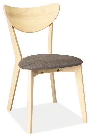 Jídelní židle CD-37 bělený dub/šedá