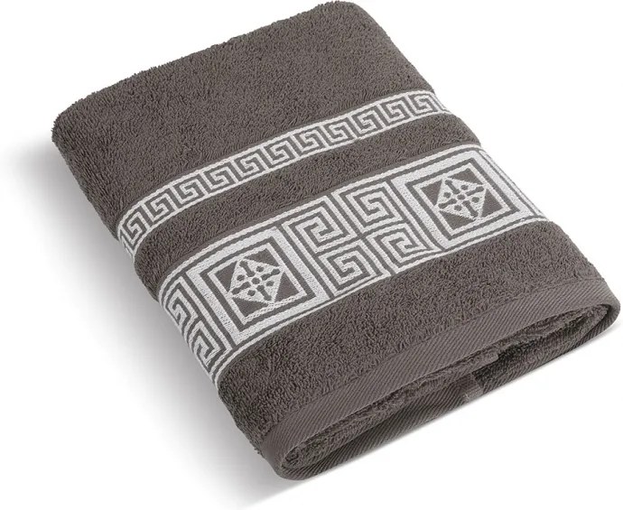 Bellatex froté ručník Řecká kolekce 50x100 cm hnědý