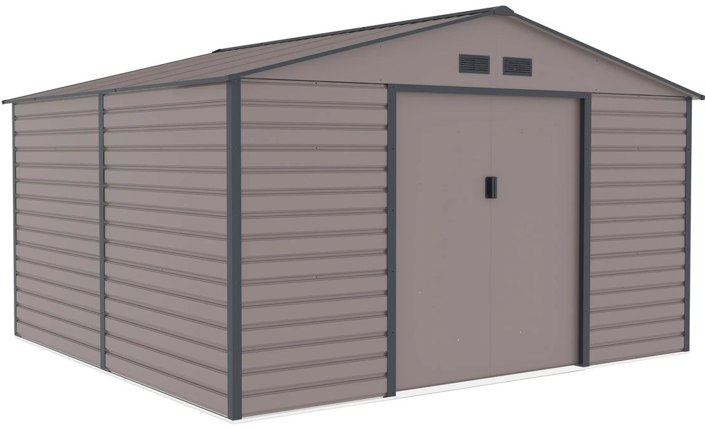 Zahradní domek G21 GAH 1085 - 340 x 319 cm, šedý