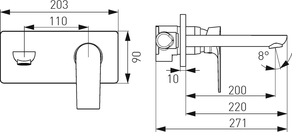 Novaservis ALGEO SQUARE 82200.0