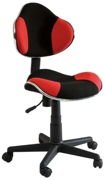 Dětská židle Diavolo černá / červená