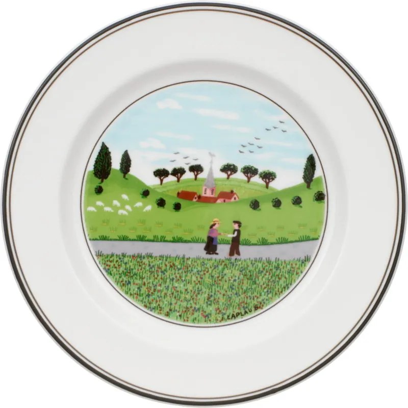 Villeroy & Boch Pečivový talíř Design Naif, Ø 17 cm, Setkání 10-2337-2667