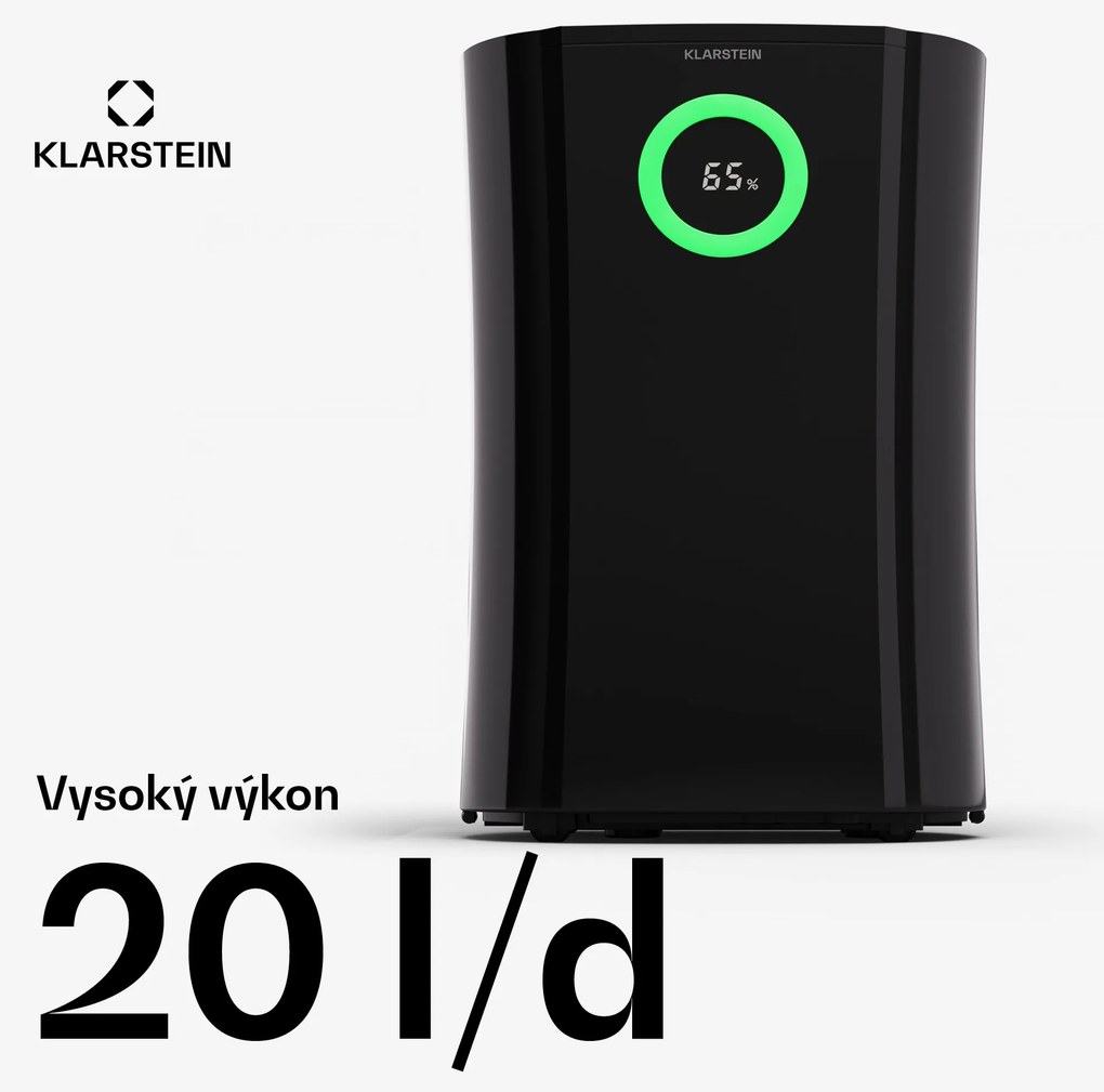 Klarstein DryFy Pro Connect 20 Smart, odvlhčovač, WiFi, komprese, 20 l/d, 35-50 m²