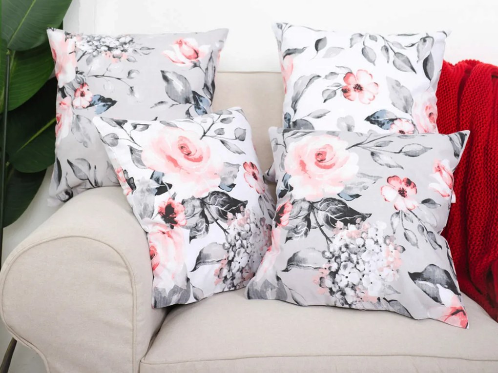 XPOSE® Set povlaků na polštář HIME 40x40 cm - set 4ks