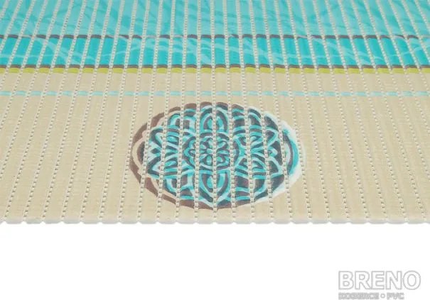 Breno Koupelnová pěnová předložka SOFTY-TEX 79836 mandaly, šíře 65 cm, Vícebarevné