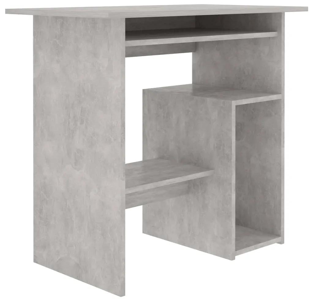 vidaXL Psací stůl betonově šedý 80 x 45 x 74 cm dřevotříska