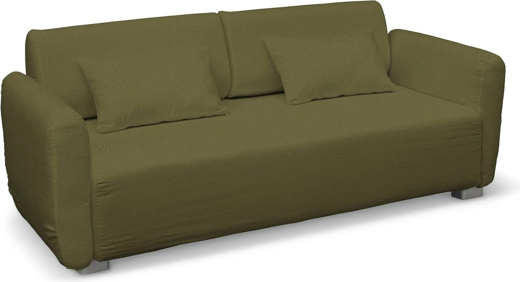 Potah na pohovku Mysinge - 2-místná barva zelená látka pletený vzor