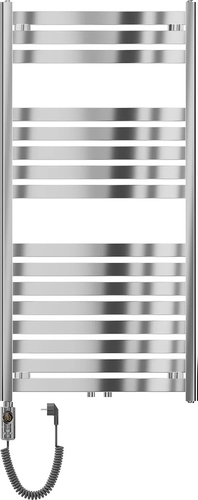 Mexen Uran, elektrické topné těleso 1200x600 mm + topná tyč 600 W, chromová, W105-1200-600-2600-01