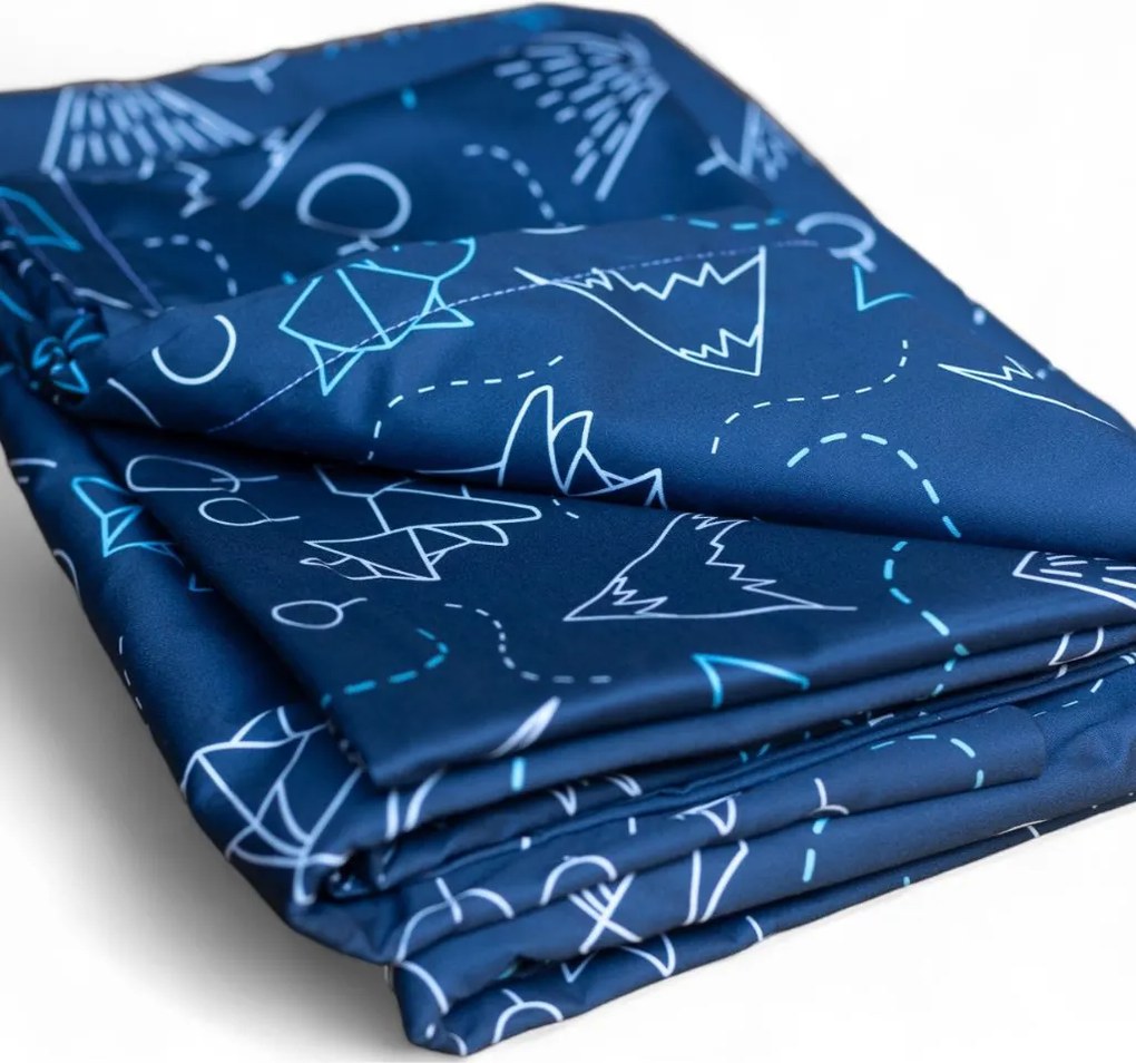nanoSPACE Dětské povlečení pro alergiky a atopiky do postýlky Nanobavlna® – vzor lišky 1+1 (90x135, 45x60cm)