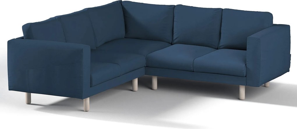 Potah na pohovku IKEA Norsborg rohová 4-místná barva tmavě modrá