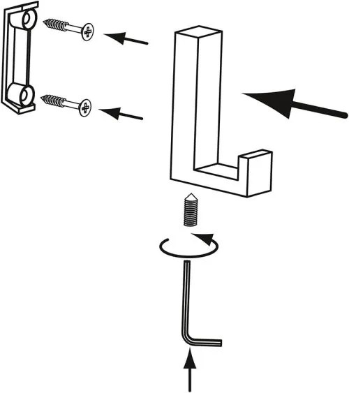 Siro Nábytkový věšák KARA S mosaz ručně broušená