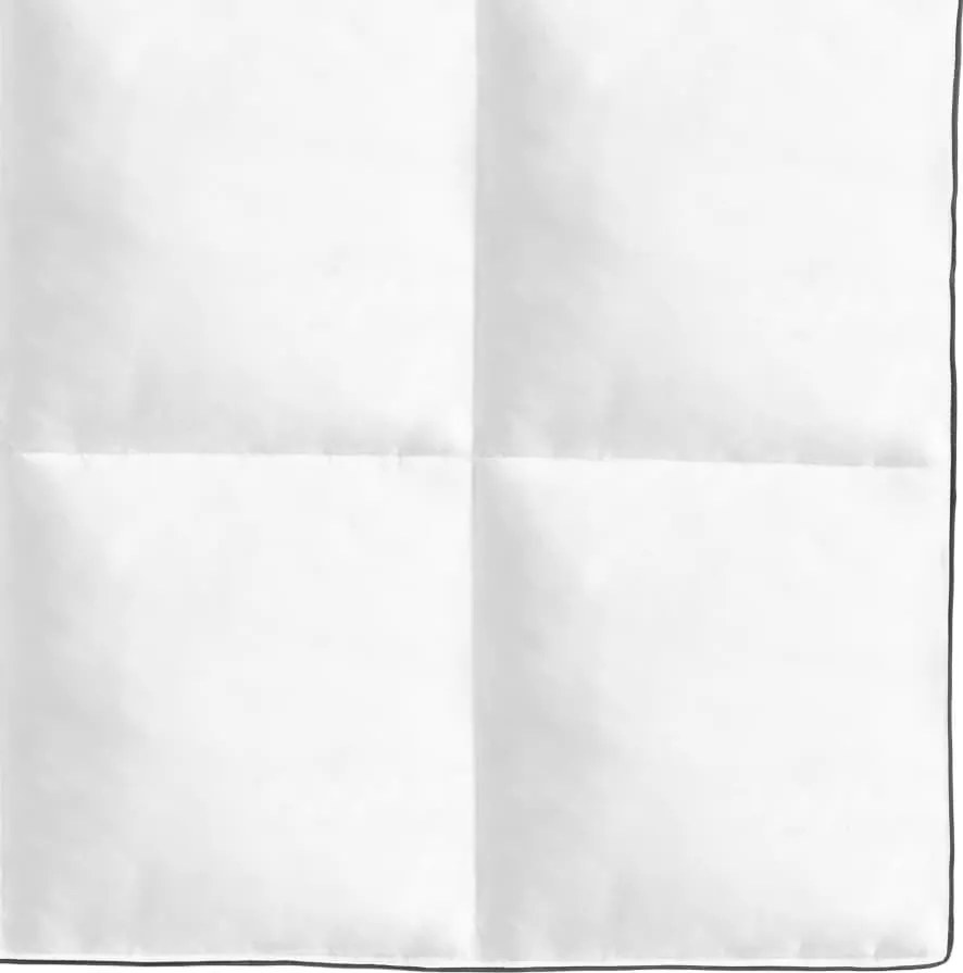 vidaXL Zimní péřová přikrývka 2 ks 150 x 200 cm [132888] Barva: Bílá