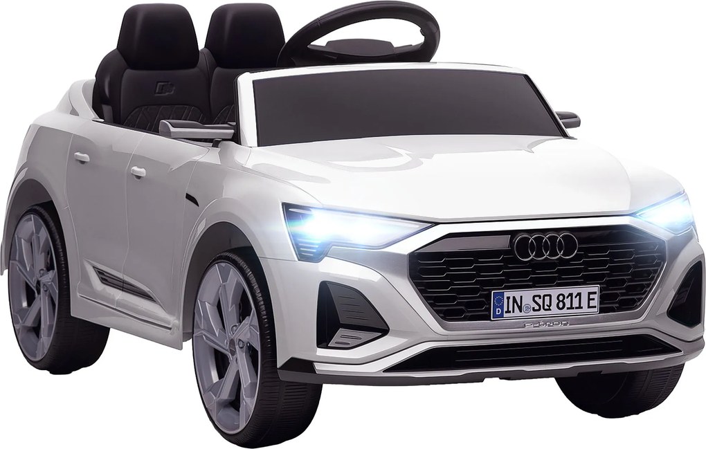 AIYAPLAY dětské elektrické autíčko 12V dětské autíčko s dálkovým ovládáním 2.4G, hudbou MP3 a klaksonem, elektrické autíčko se světlomety, 4 odpružen…