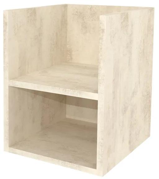 Mereo Aira, koupelnová skříňka 40 cm, spodní, Multidecor, Chromix bílý CN795SCHB2