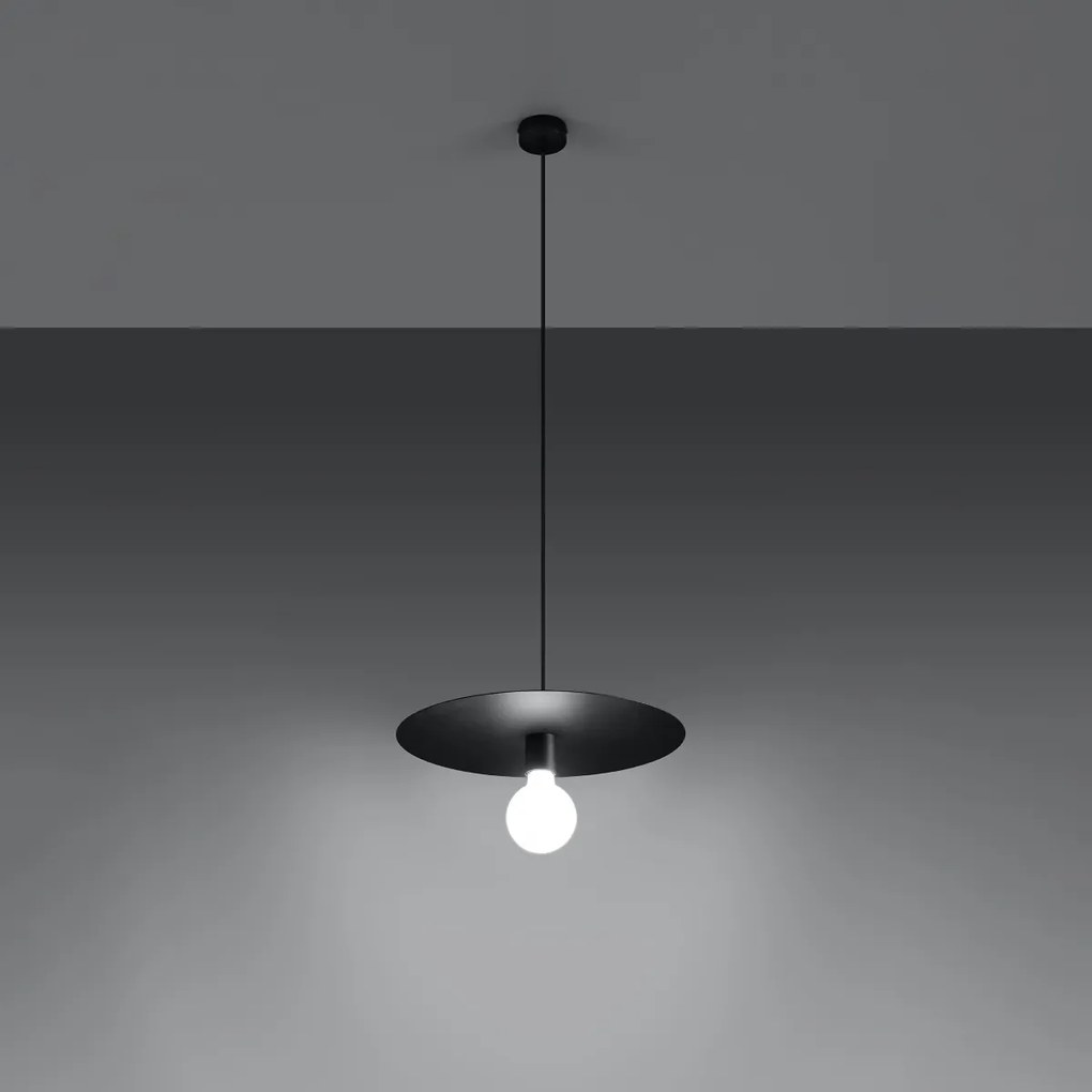 Sollux Lighting Závěsné svítidlo FLAVIO černé