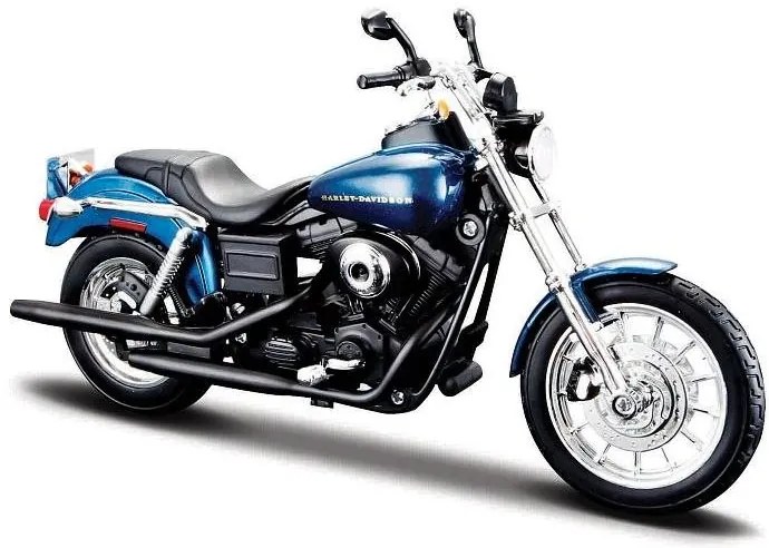 Kovový model maisto motocykl harley davidson 2004 dyna super glide sport