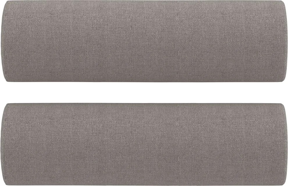 2dílná sedací souprava s polštáři taupe textil 3201857